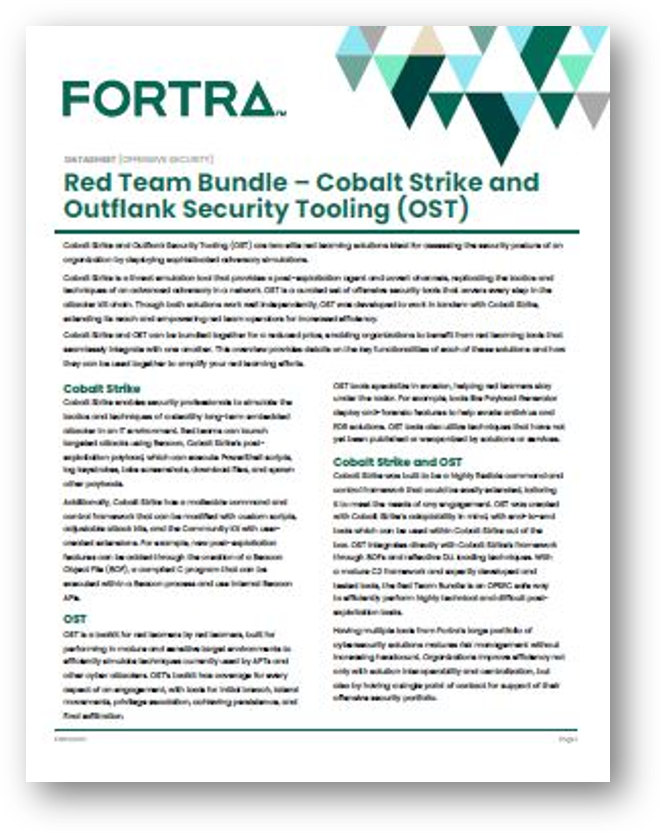 Outflank Datasheets | Outflank